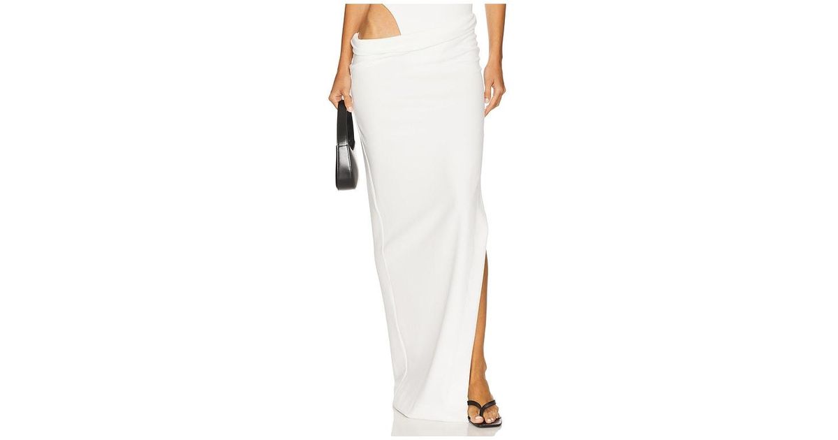 Natalie Rolt Becca Skirt in White | Lyst