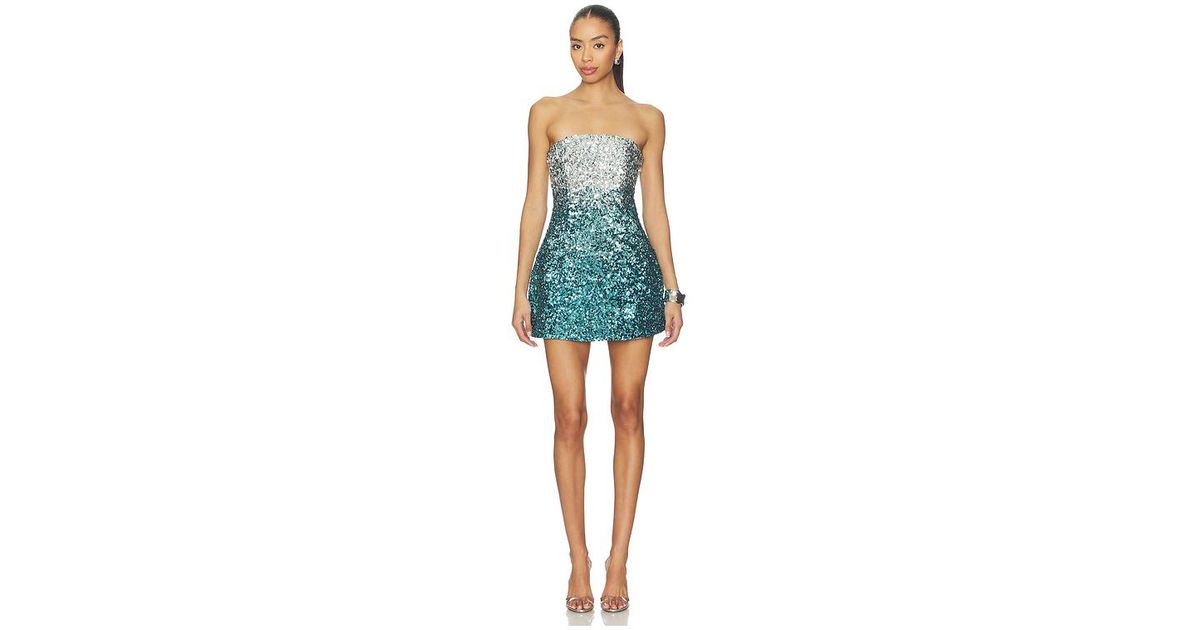retroféte Tancy Dress in Blue | Lyst UK