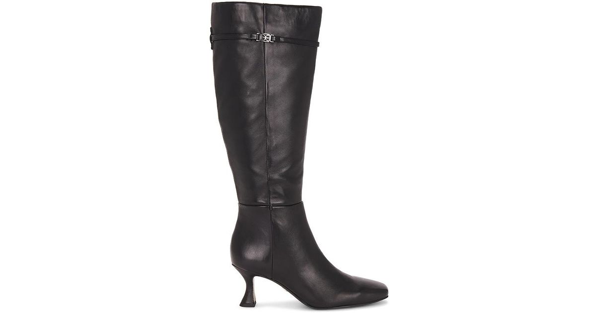 Sam Edelman Wide Calf Lyla Boot in Black | Lyst