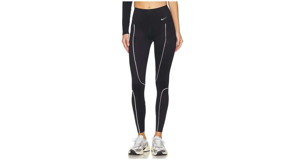 Nike Go High Rise 7/8 Reflective Leggings in Blue | Lyst
