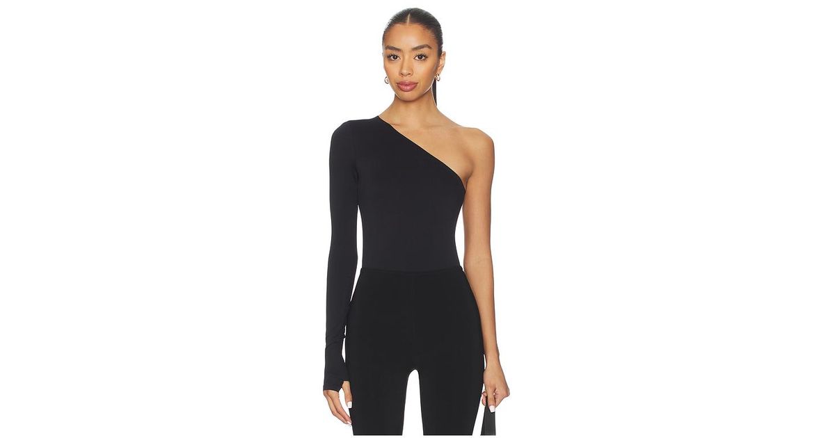 Commando Prima Ballet One Shoulder Bodysuit in Black | Lyst UK