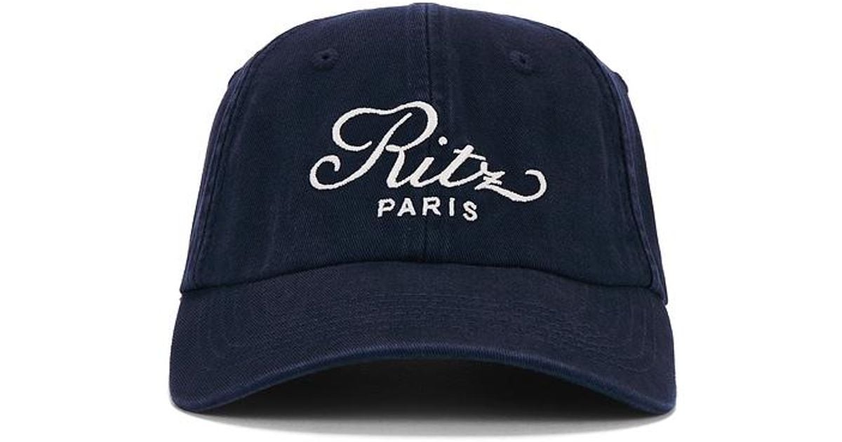 FRAME X Ritz Hat in Blue | Lyst UK