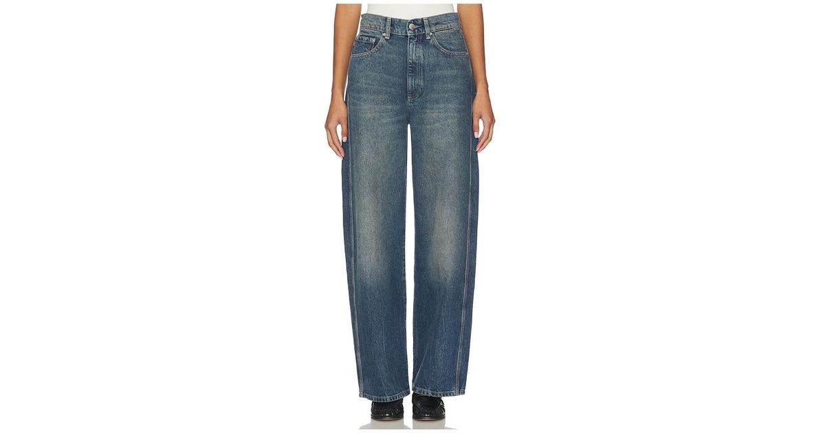 DL1961 Taylor Ultra High Rise Barrel Jeans in Blue | Lyst UK