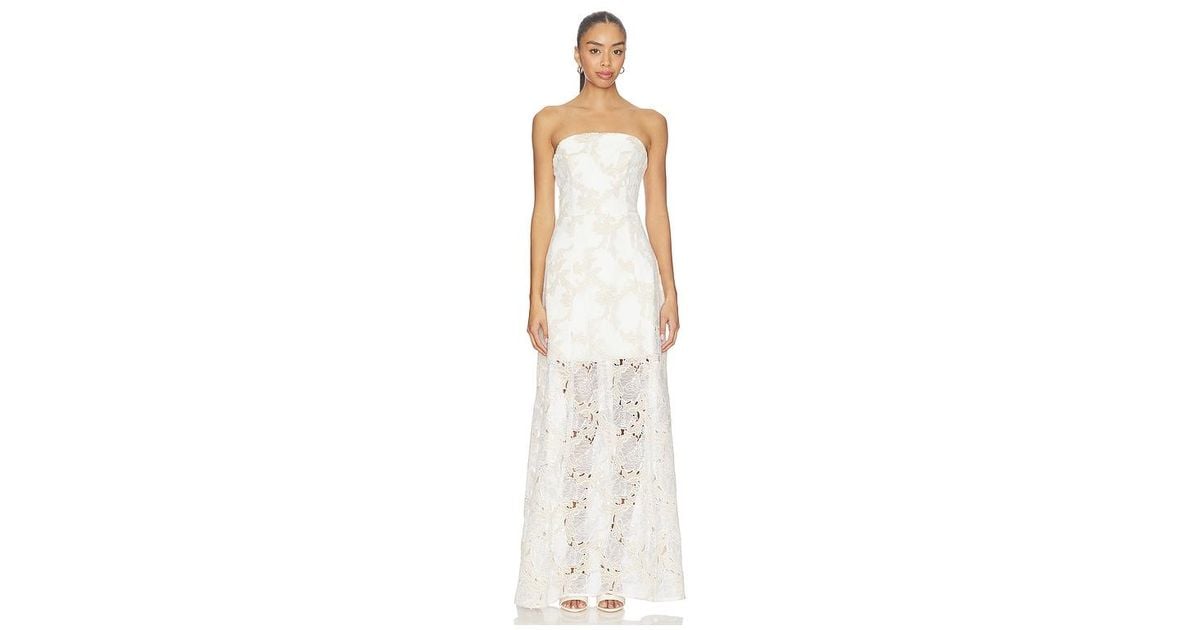 Elliatt Kira Gown in White | Lyst
