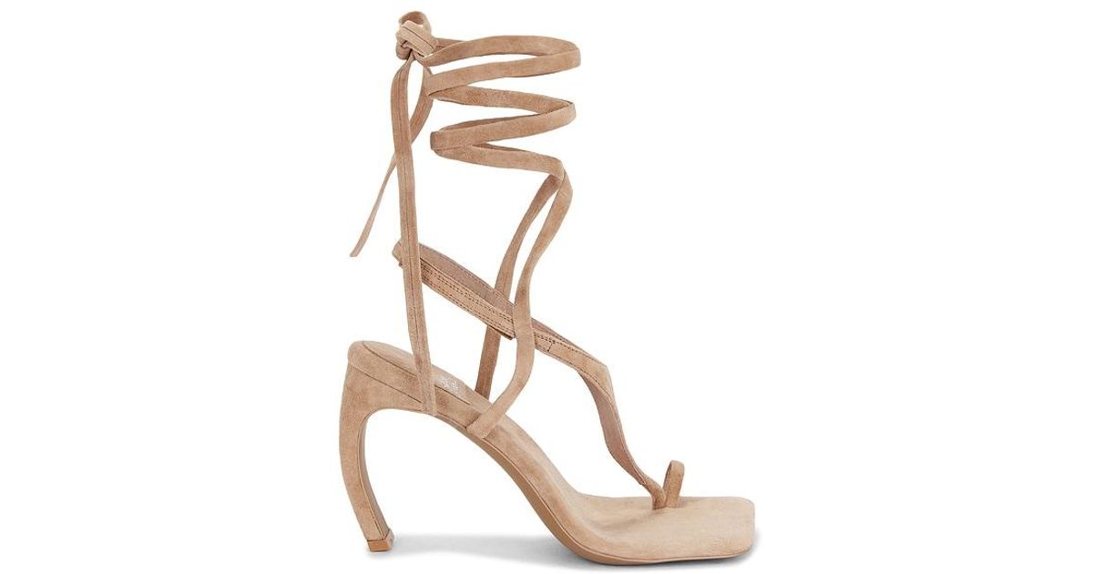 Jeffrey Campbell Bon-Bon Sandal in Natural | Lyst