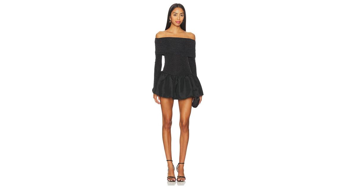 Show Me Your Mumu Charlize Mini Dress in Black | Lyst UK