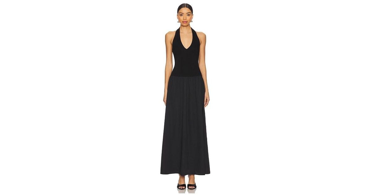 ALL THE WAYS Leonara Maxi Dress in Black | Lyst