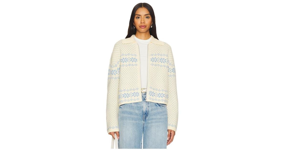 Tularosa Kerra Fairisle Jacket in Natural | Lyst