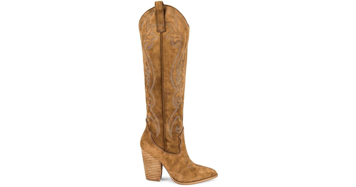 Steve Madden Lasso Boot in Brown | Lyst