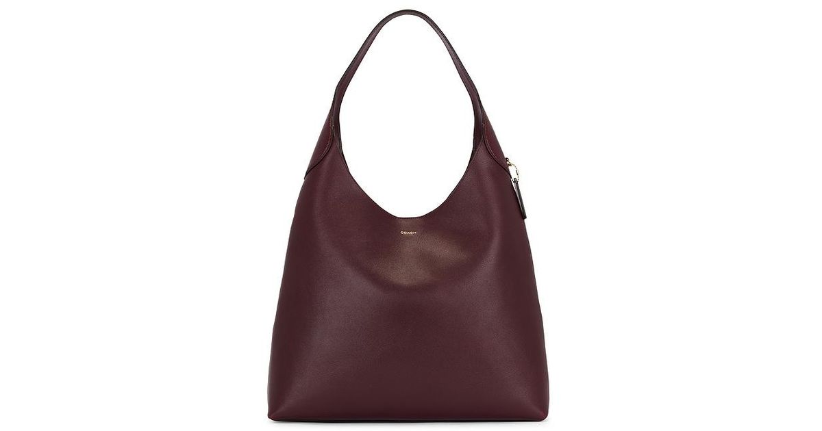 COACH Brooklyn Shoulder 39 Bag in Purple | Lyst