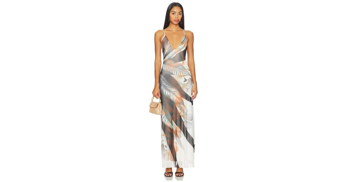 AFRM Romy Dress in White | Lyst UK