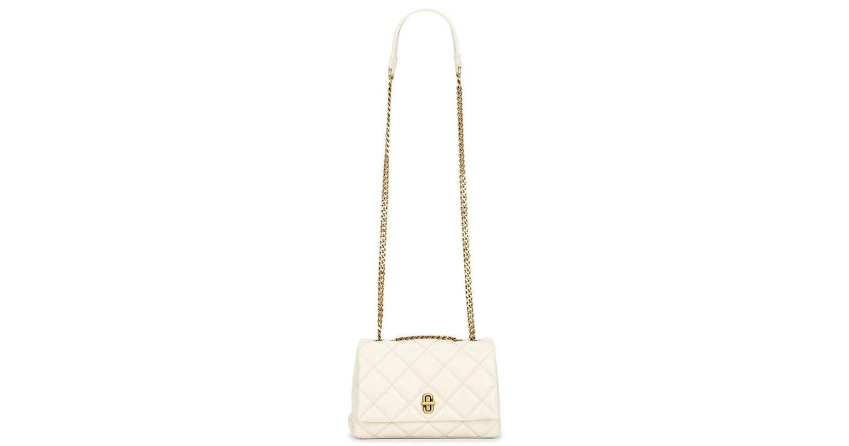 Marc Jacobs The Slim Dual Chain Shoulder in Natural | Lyst