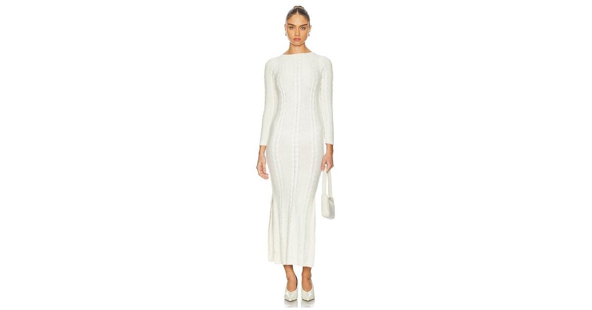 Ayni Roni Dress With Cape in White | Lyst