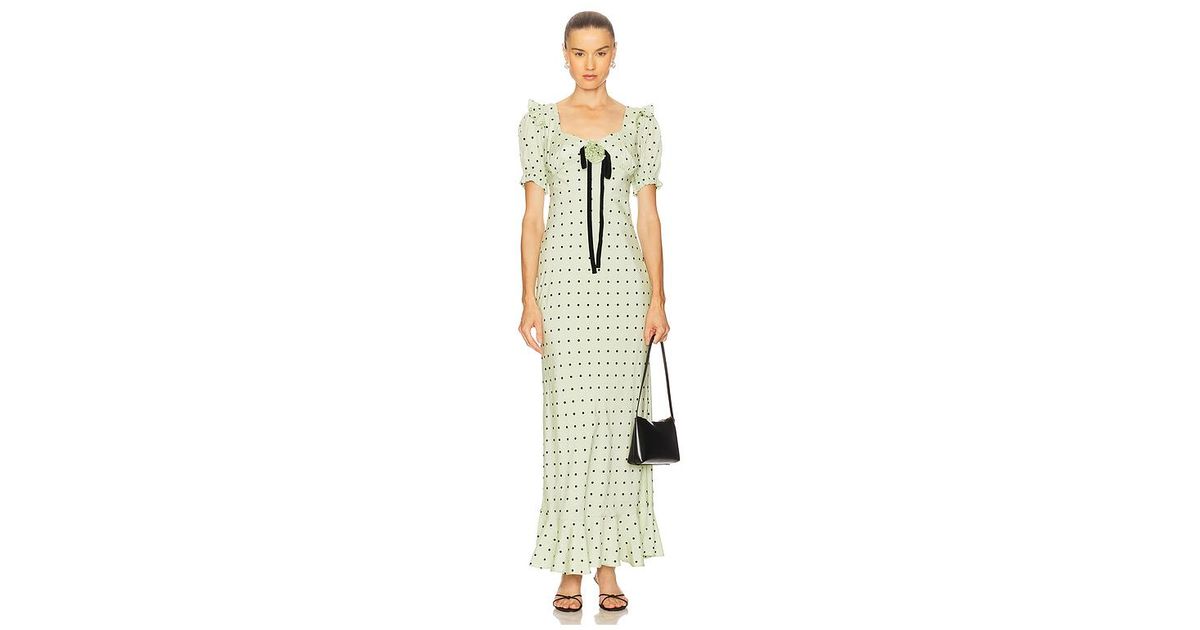 Maude Club Georgina Dress in White | Lyst UK