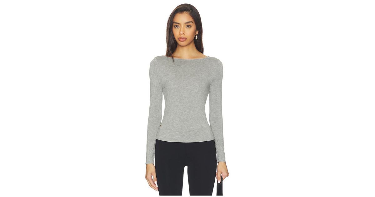 Miaou Amelia Top in Grey | Lyst UK