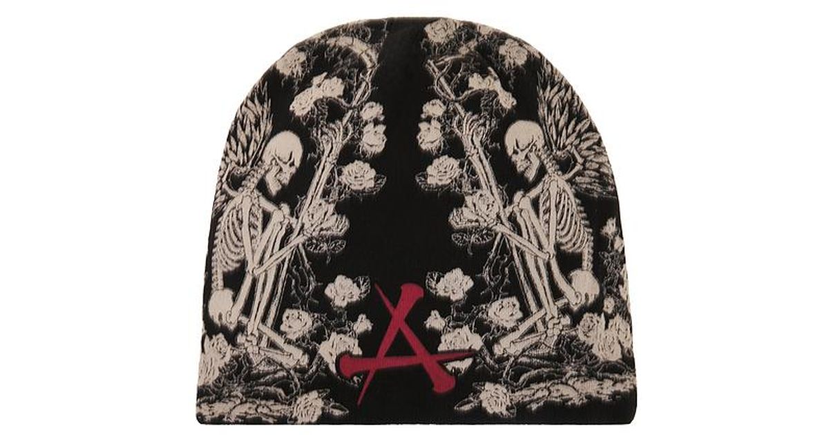 Affliction Winged Reaper Beanie in Black for Men | Lyst UK
