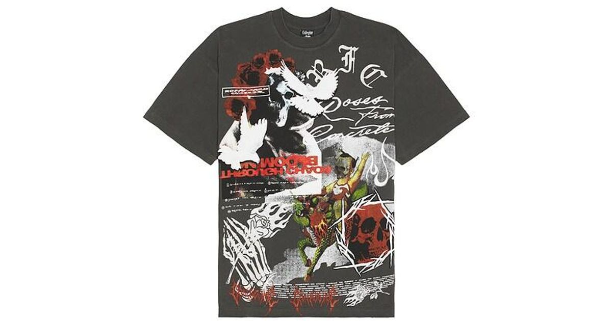 Civil Regime Bloom Oversized Tee in Black for Men | Lyst