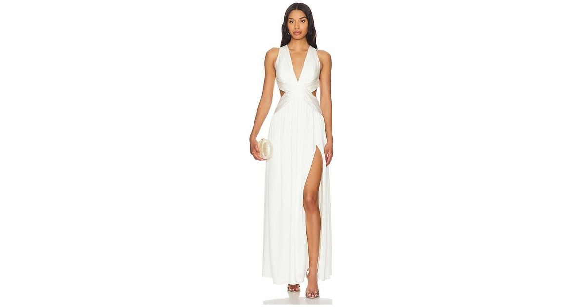 Katie May Annette Gown in White | Lyst