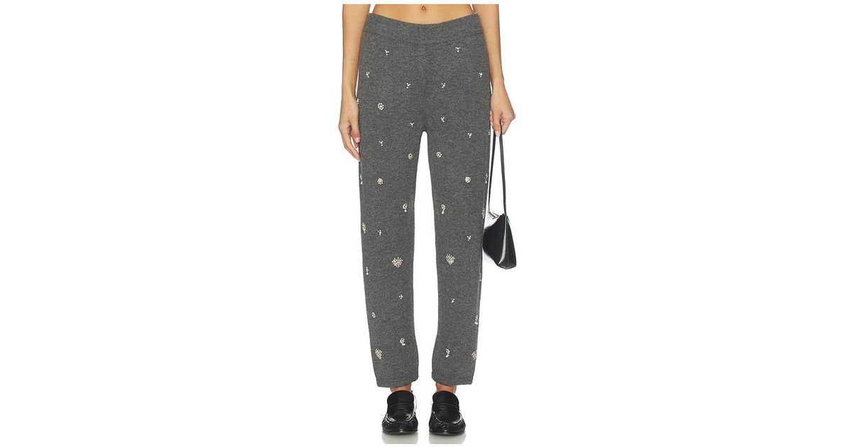 Jonathan Simkhai Kandace Embellished Jogger in Grey | Lyst UK