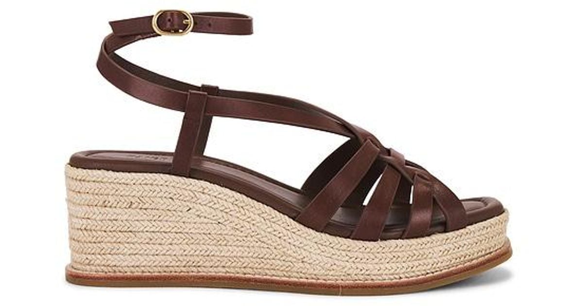 PAIGE Jill Espadrille in Brown | Lyst