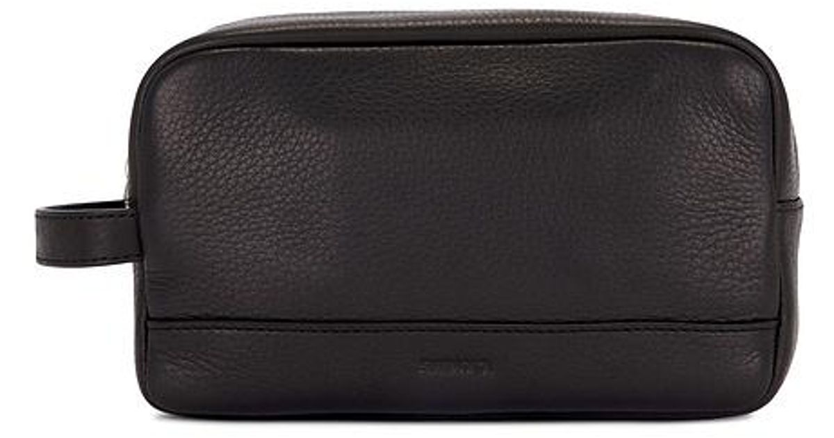 Shinola Zip Travel Kit in Black for Men | Lyst