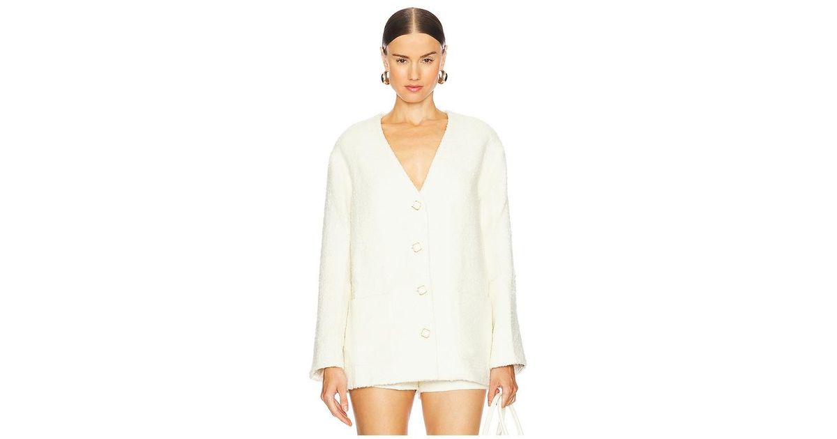 Astr Maidy Coat in White | Lyst