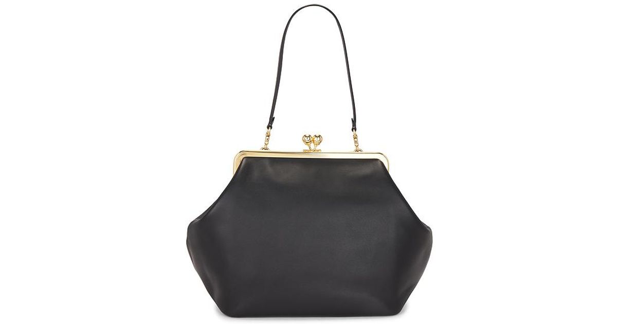 COACH Kisslock Frame Bag in Black | Lyst UK