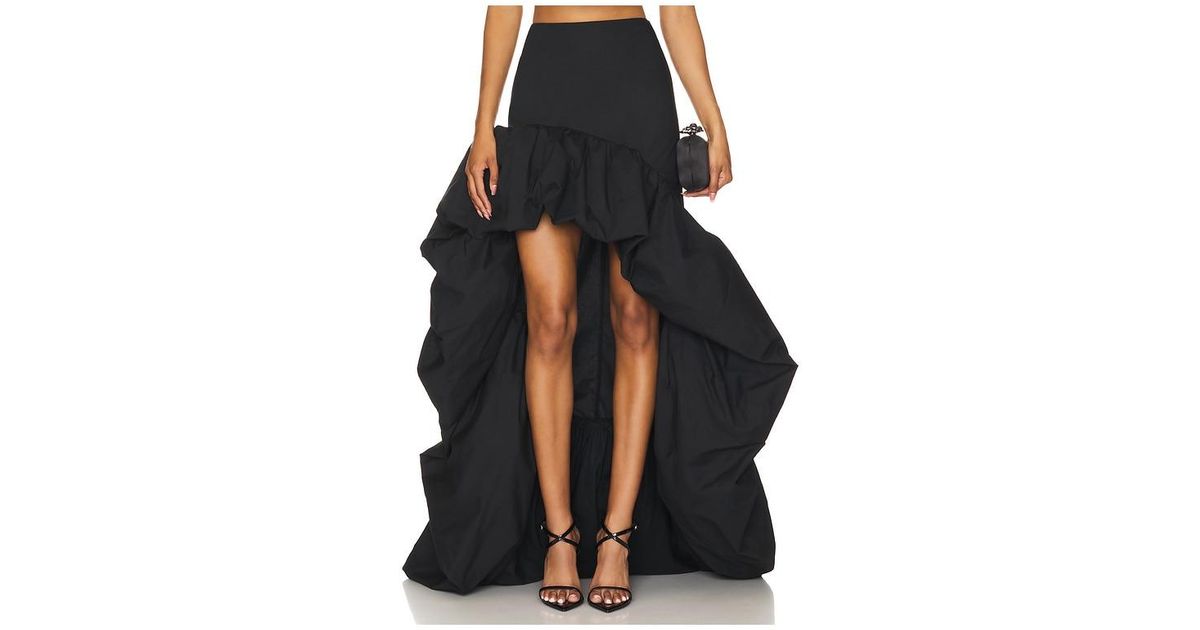 Nbd Piya High Low Skirt in Black | Lyst