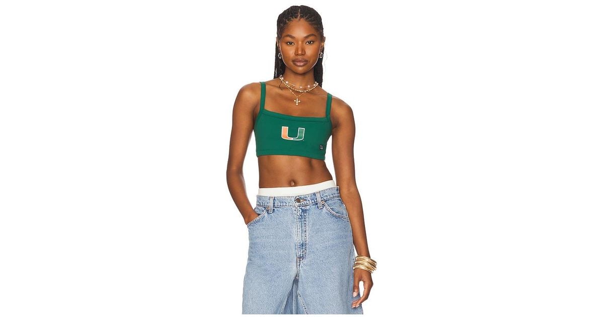 Hype and Vice University Of Miami Active Bra Top in Blue | Lyst UK