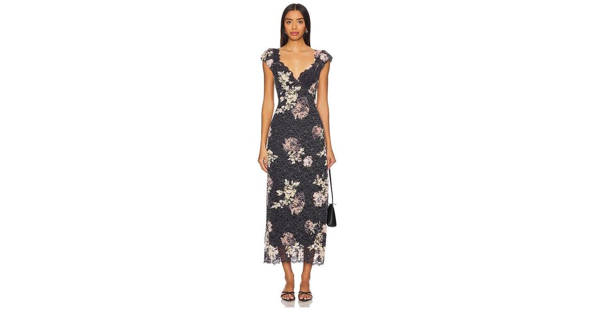Free People X Revolve Butterfly Babe Lace Maxi Dress In White Lyst