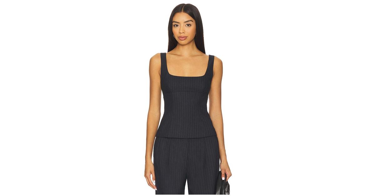 Lovers + Friends Denise Top in Black | Lyst UK