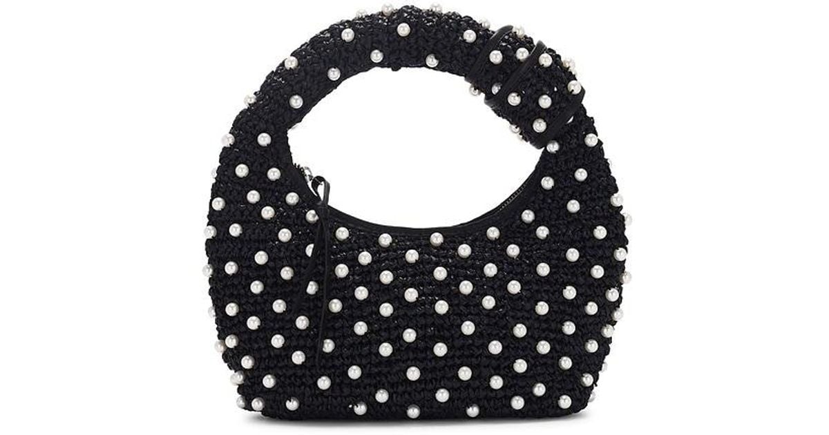 BTB Los Angeles Maeve Pearl Hobo Bag in Black | Lyst