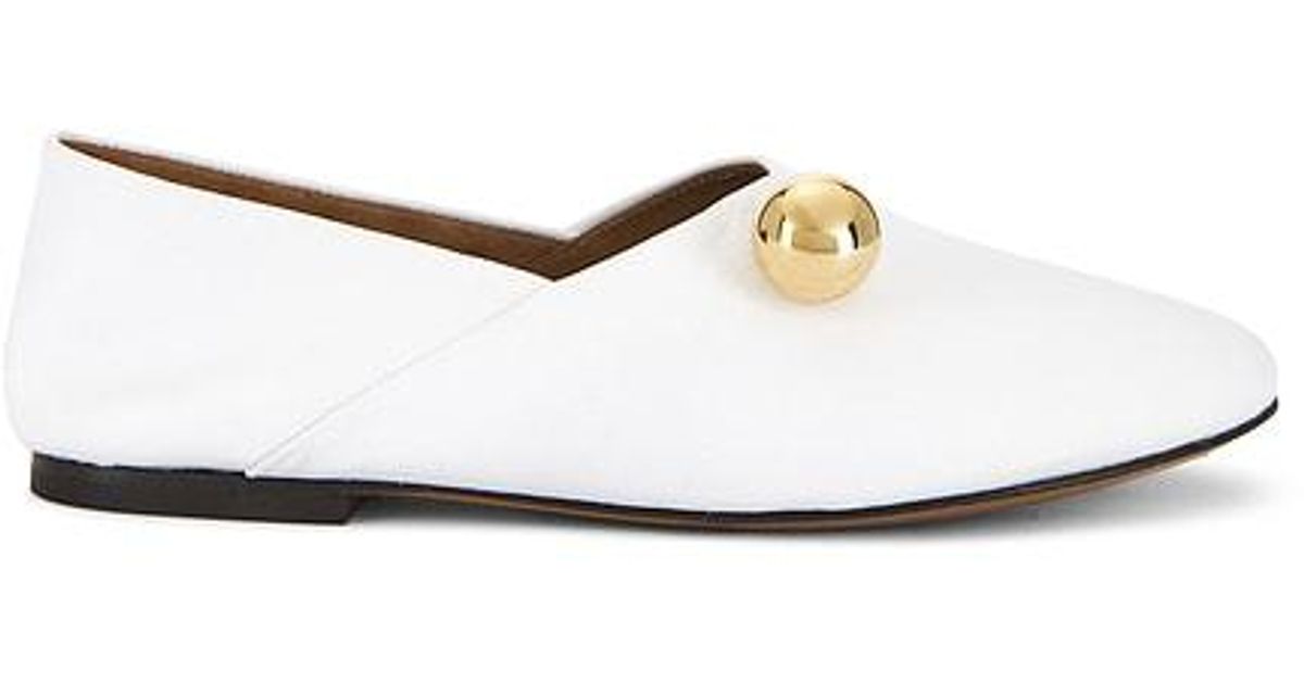 Flattered Pepper Flats in White | Lyst