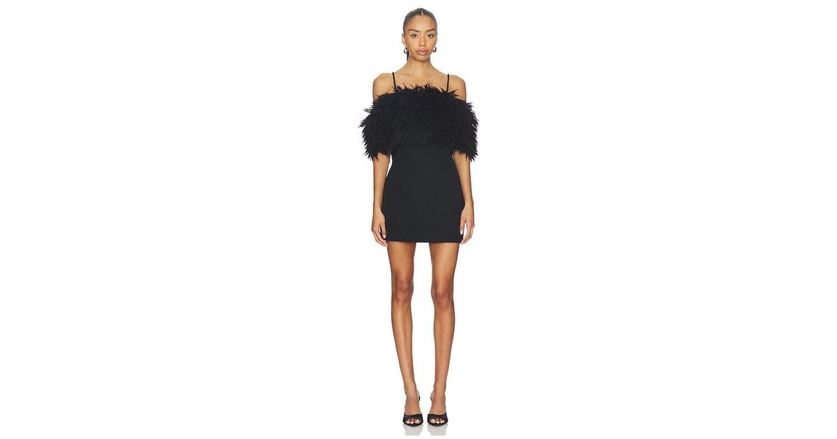 Line & Dot Vesper Mini Dress in Black | Lyst UK