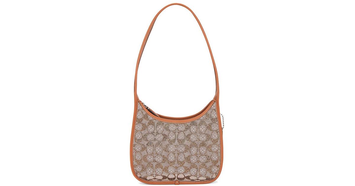 COACH Originals Curve Zip Bag in Brown | Lyst UK