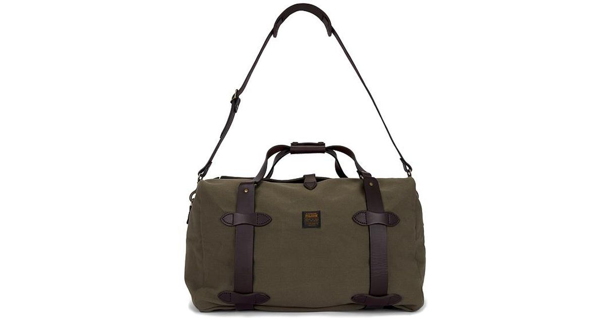 Filson Medium Duffle Bag in Black for Men | Lyst UK