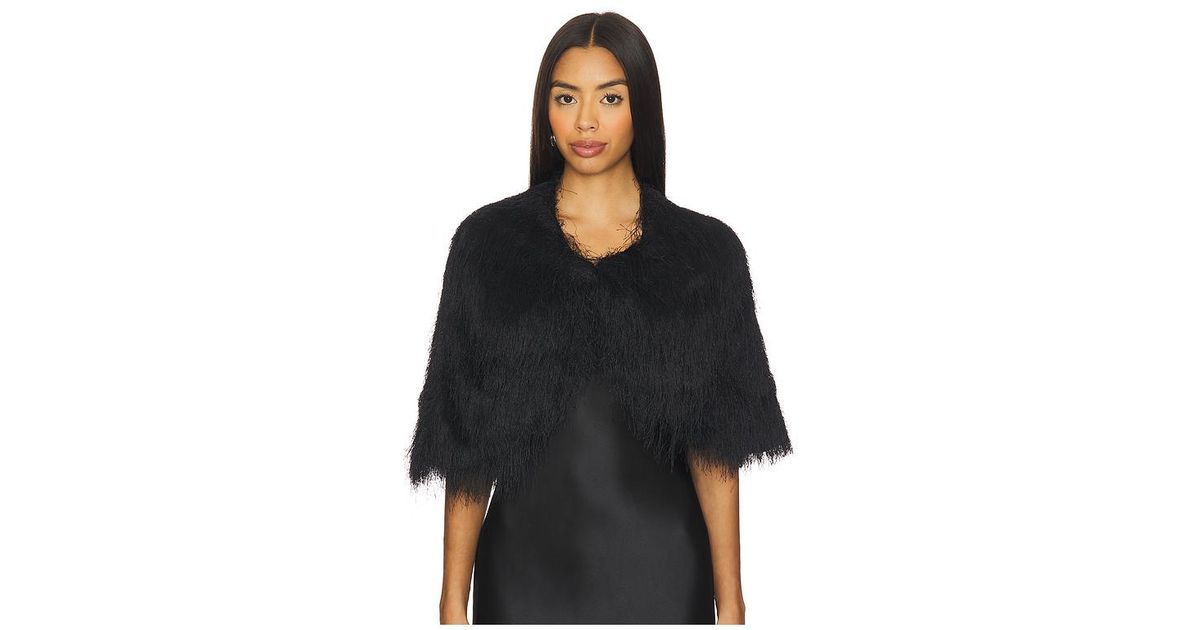 By Malene Birger Pinla Fringes Scarf in Black | Lyst UK