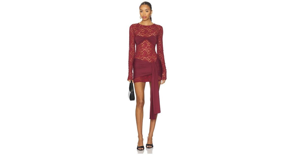 Lioness Midnight Mini Dress in Red | Lyst UK