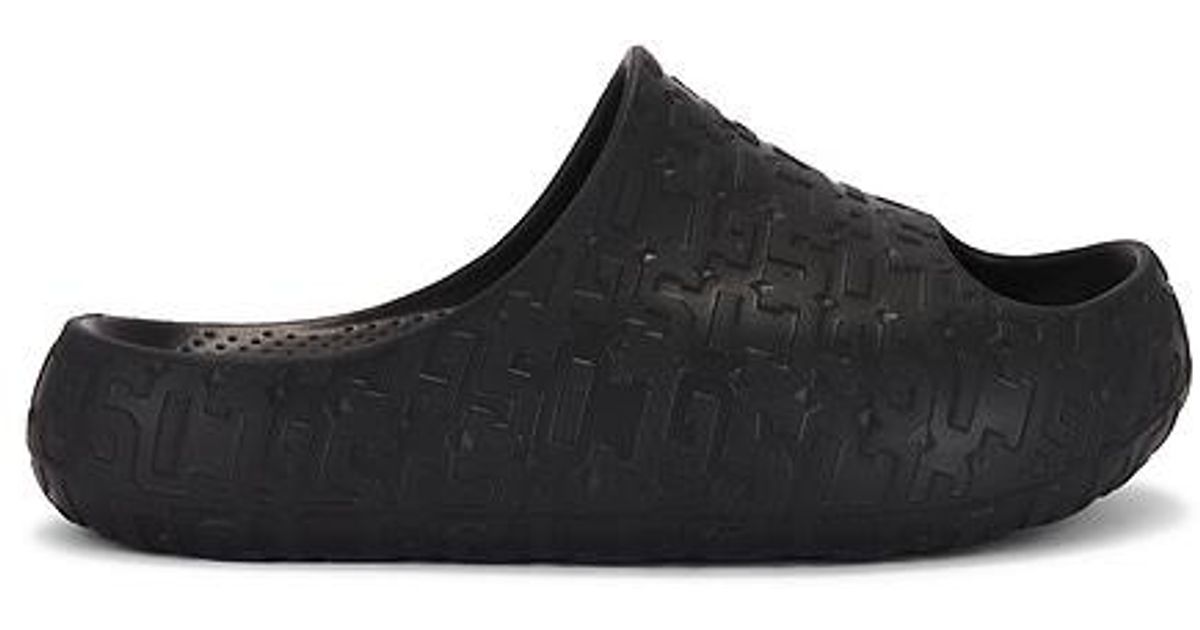 Gcds Monogram Slides in Black | Lyst
