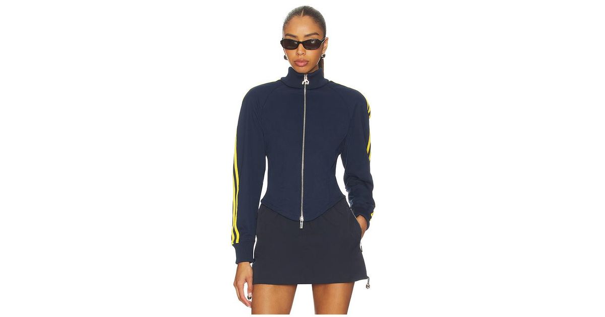 adidas Originals X Miaou Corset Track Top in Blue | Lyst UK