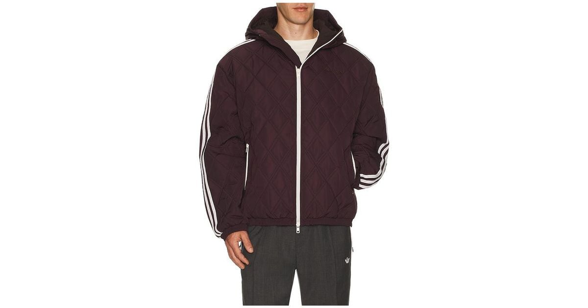 Adidas by Wales Bonner Quilted Jacket in Purple for Men | Lyst UK