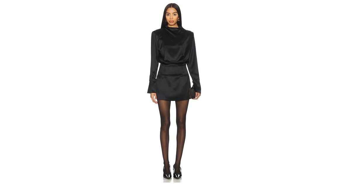 NonChalant Label Yasmine Dress in Black | Lyst