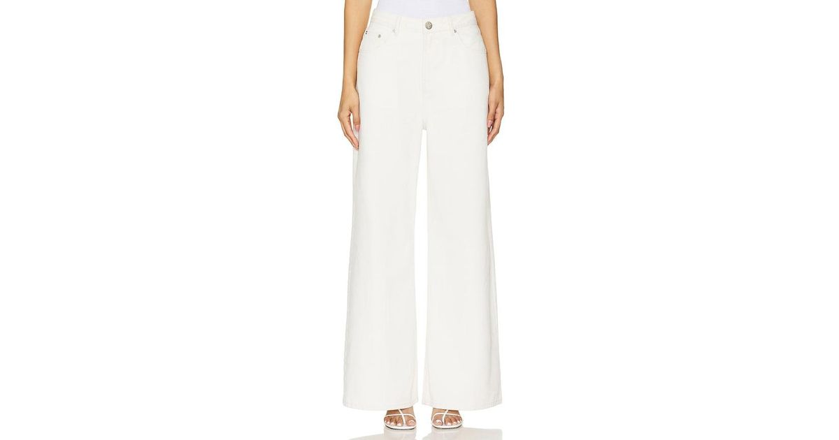 One Teaspoon Love Machines Super Wide Leg in White | Lyst