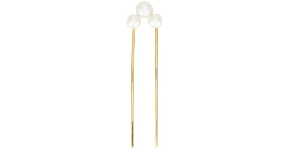 Jennifer Behr Gretel Hair Pin in White | Lyst UK