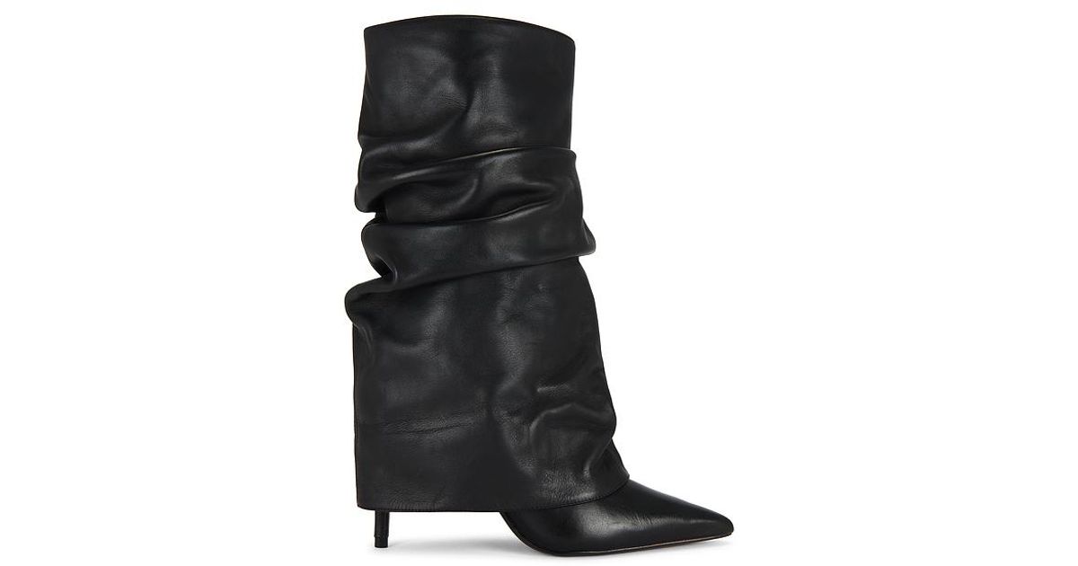 SCHUTZ SHOES Mikki Cloak Boot in Black | Lyst UK