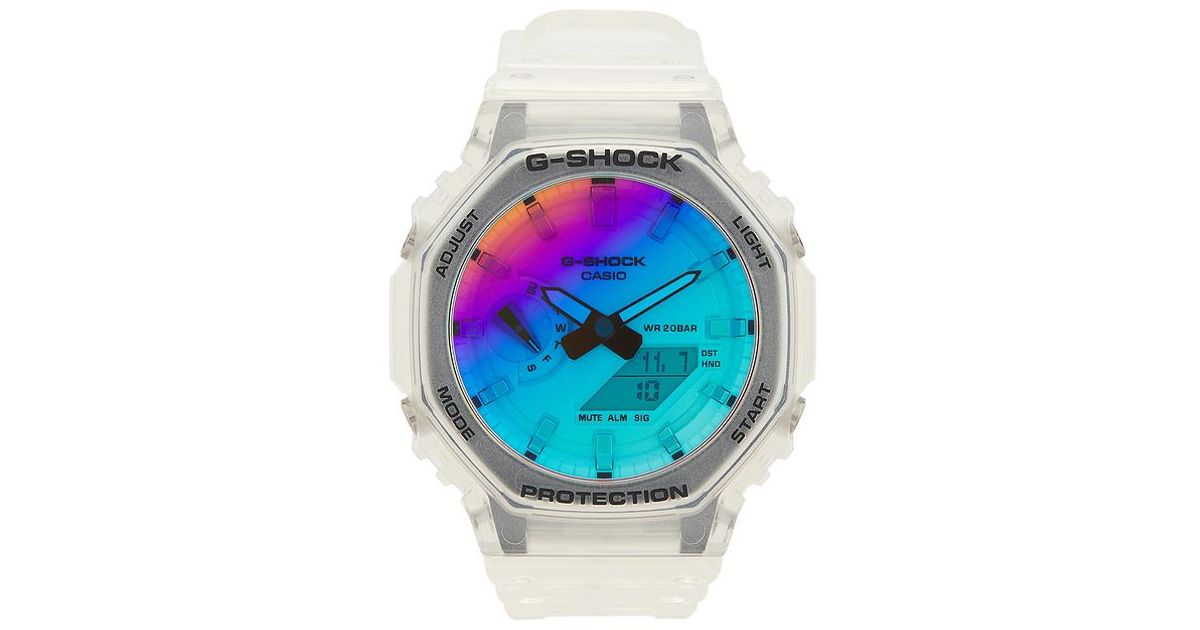 G-Shock Iridescent Series Watch in Blue for Men | Lyst