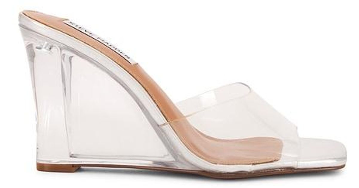 Steve Madden Reveal Mule in White | Lyst