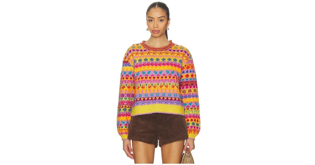 Free People Favorite Things Sweater in Orange | Lyst