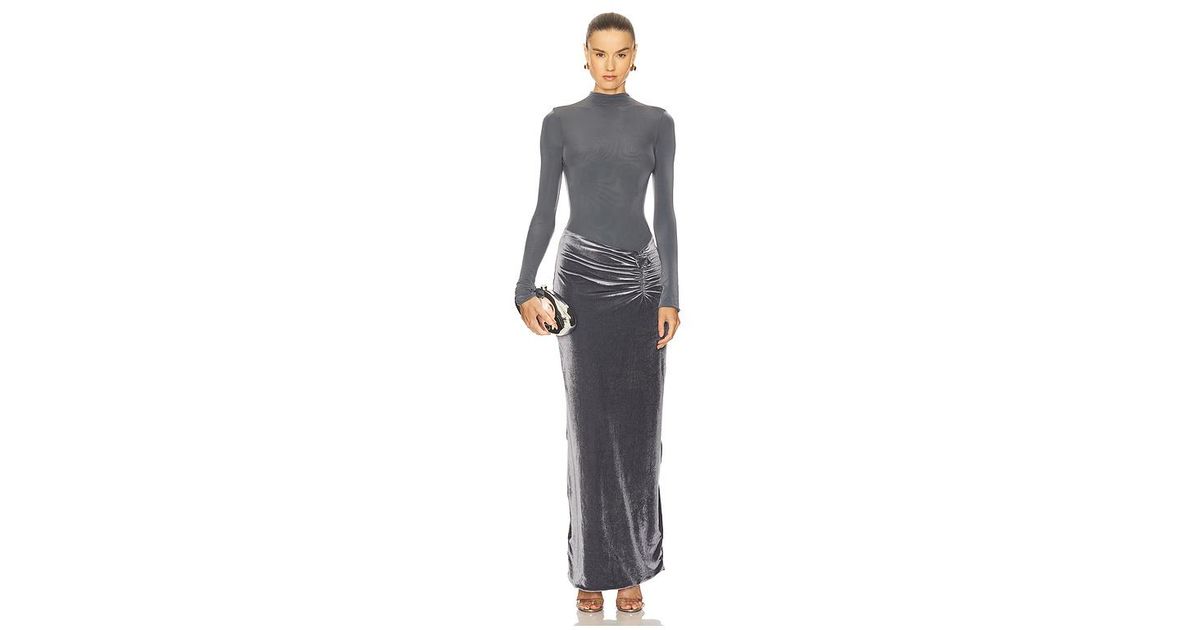 Maygel Coronel Borelli Dress in Grey | Lyst UK