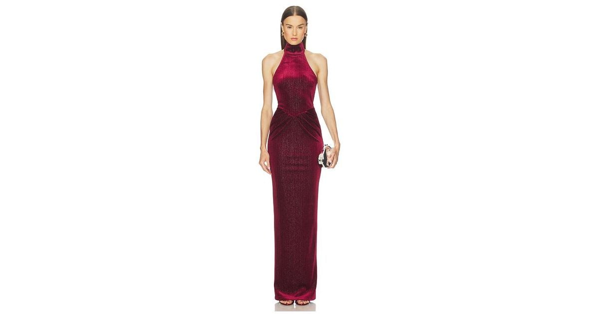 Michael Costello X Revolve Ataya Gown in Red | Lyst UK